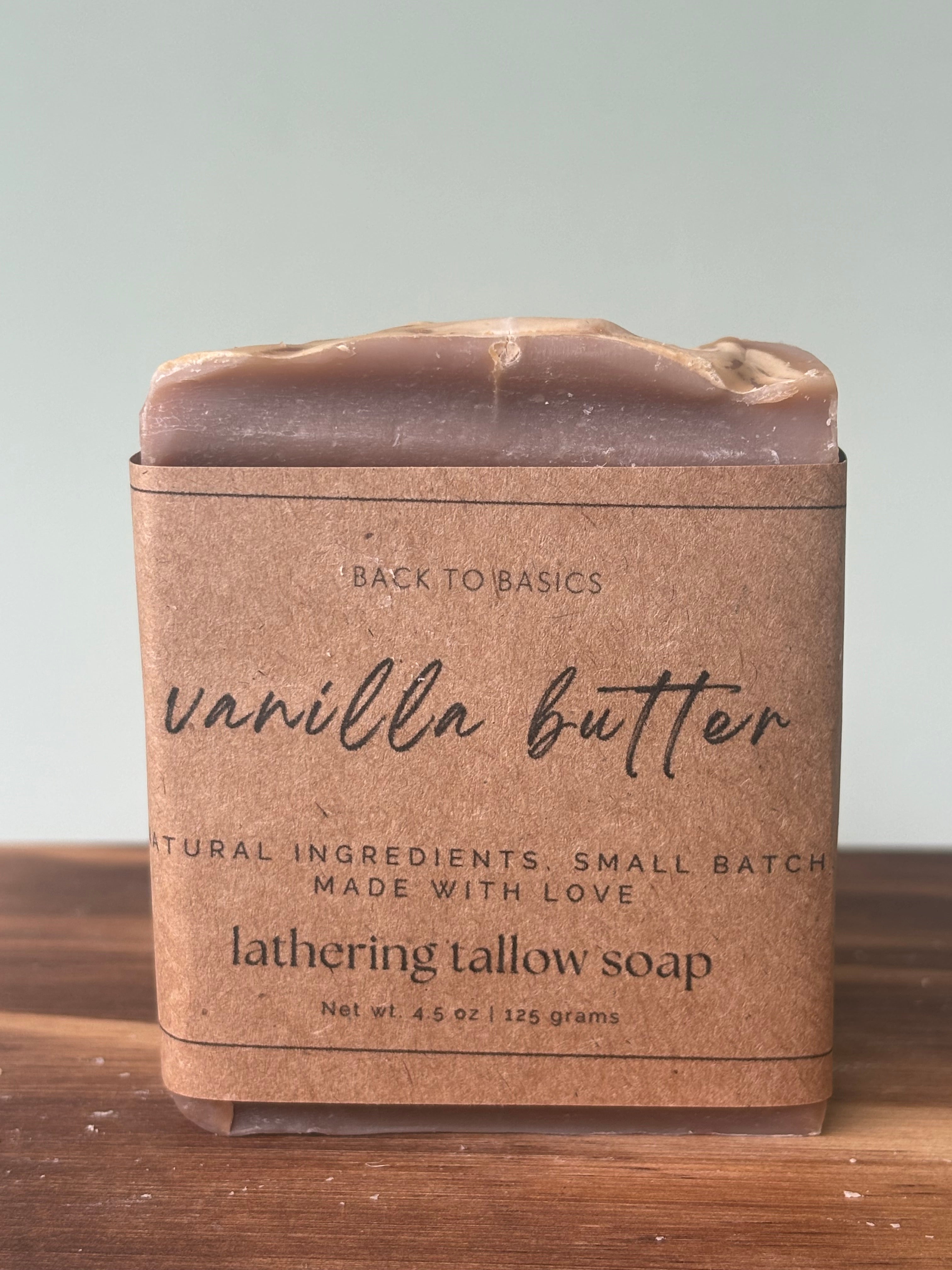 Vanilla Butter Tallow Soap – Farwell Lake Homestead